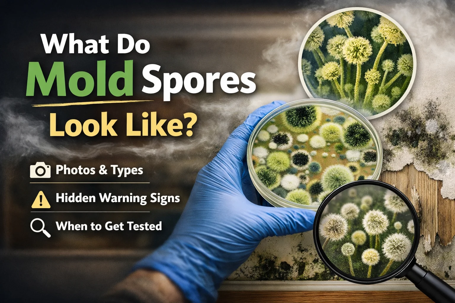 What Do Mold Spores Look Like? 5 Warning Signs to Watch For - Teton ...